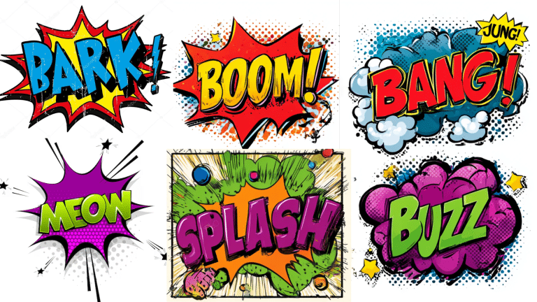 110 Fun Examples of Onomatopoeia in Sentences and Stories - Freddy The ...