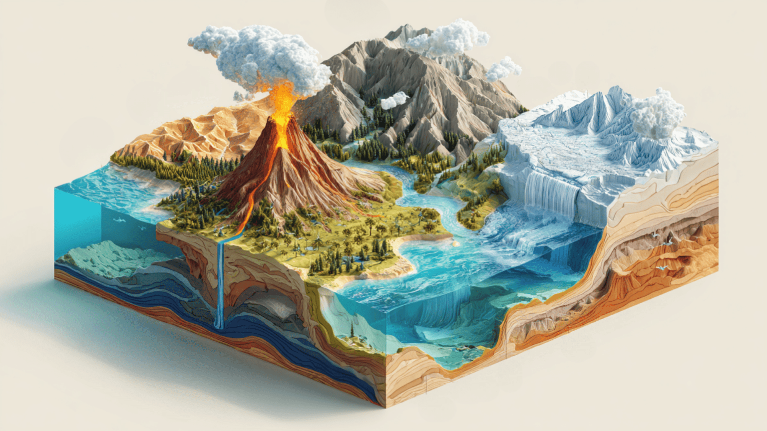 Landforms and Bodies of Water: Simple Guide for Students - Freddy The ...