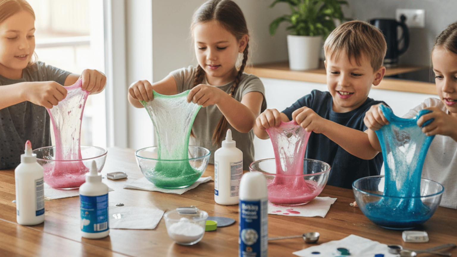 How to Make Slime for Kids: Easy, Safe, and Fun Recipes - Freddy The ...