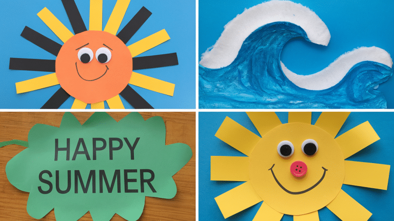50 Fun & Creative Summer Crafts for Kids of All Ages - Freddy The ...