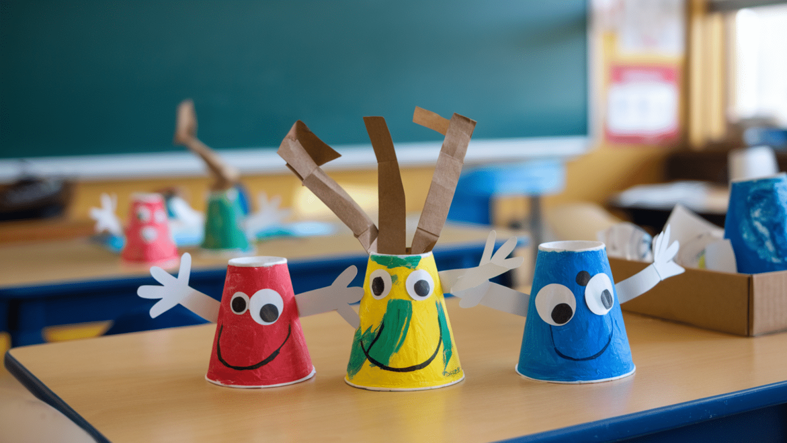 35 Simple & Fun Classroom Craft Ideas for Kids at School - Freddy The ...